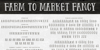 Farm to Market Fancy Font | Designed by Brittney Murphy Design