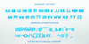 SNOW BLUE Font | Designed by Girinesia