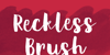 Reckless Brush Font | Designed by The Trending Fonts