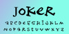 Joker Font | Designed by 11-D productions