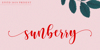 Sunberry Font | Designed by Ef Studio