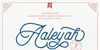 Aaleyah Font by Aluyeah Studio | FontSpace
