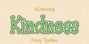 Kindness Font by Bluestype Studio | FontSpace