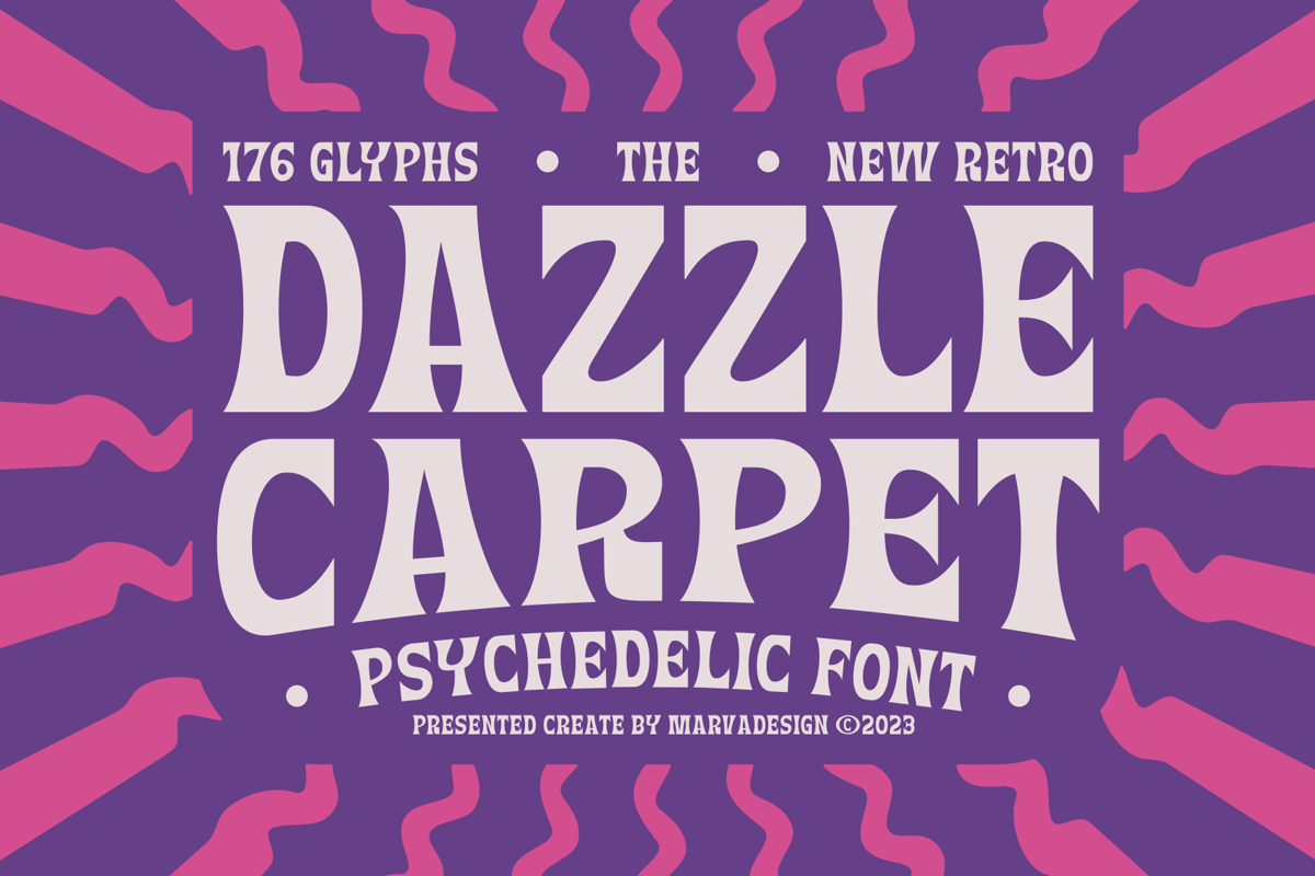 Dazzle Carpet Font - Free Download