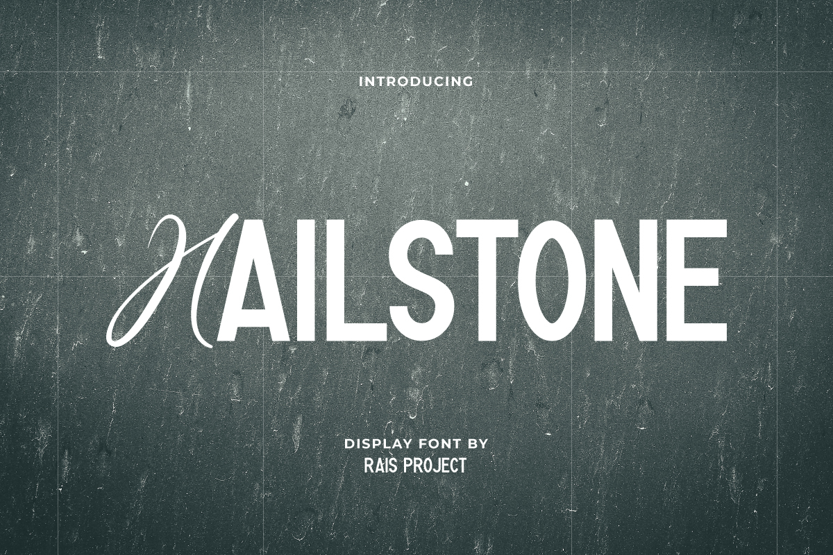 Hailstone Font - Free Download