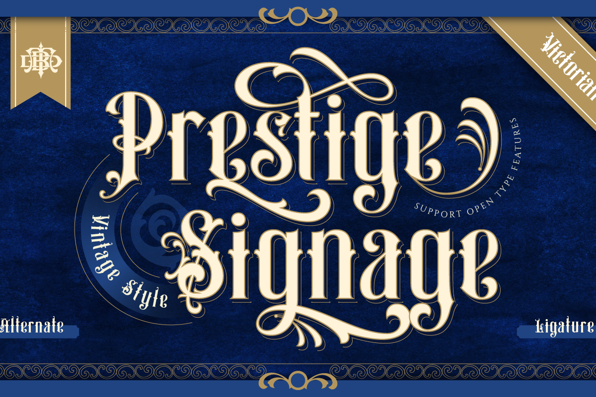 Prestige Signage Font | burntilldead | FontSpace