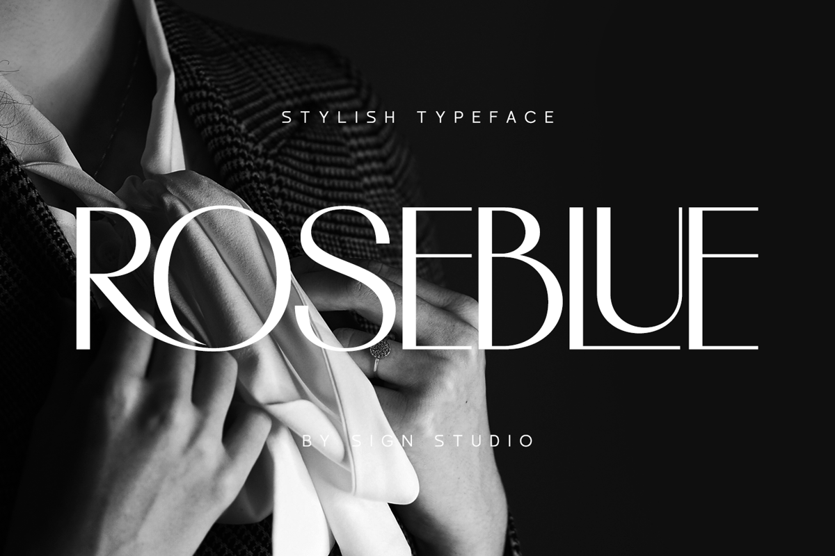 Roseblue Font | SIGN Studio | FontSpace