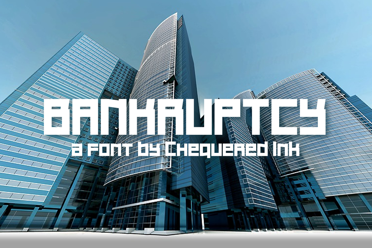 Bankruptcy Font | Chequered Ink | FontSpace