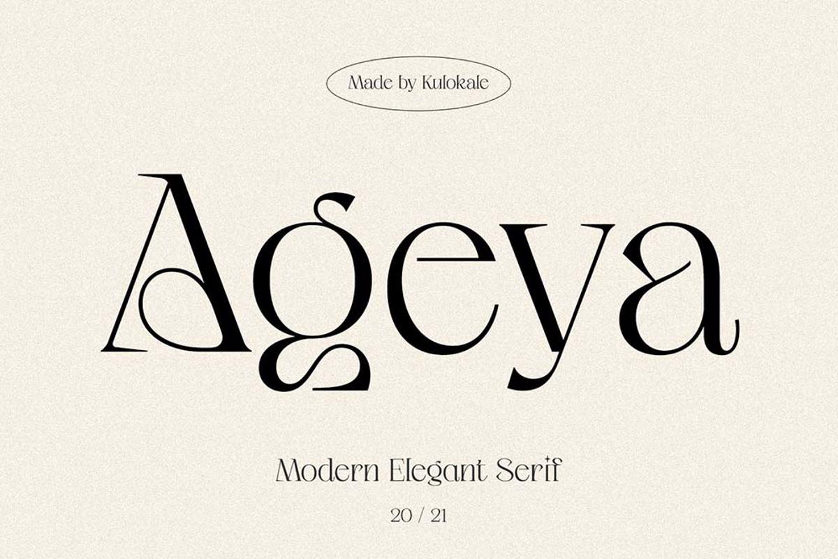 Ageya Font | Kulokale | FontSpace