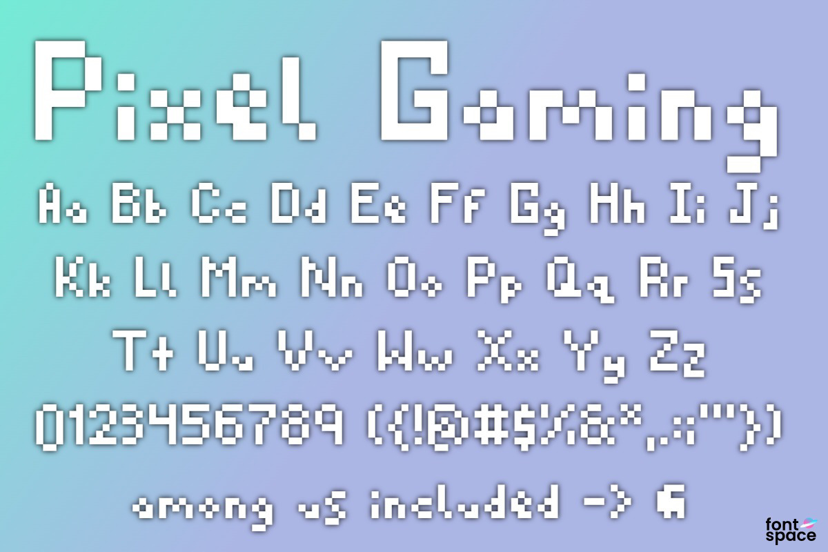 Pixel Gaming Font - Free Download