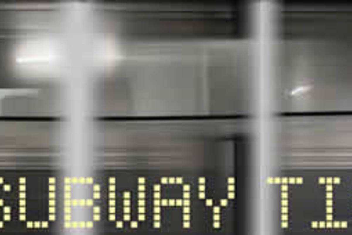 Subway Ticker Font - Free Download