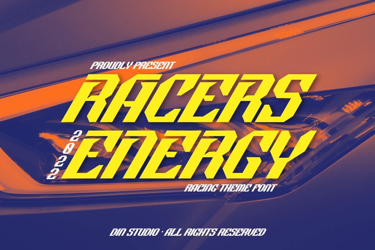 Racers Energy Font - Free Download