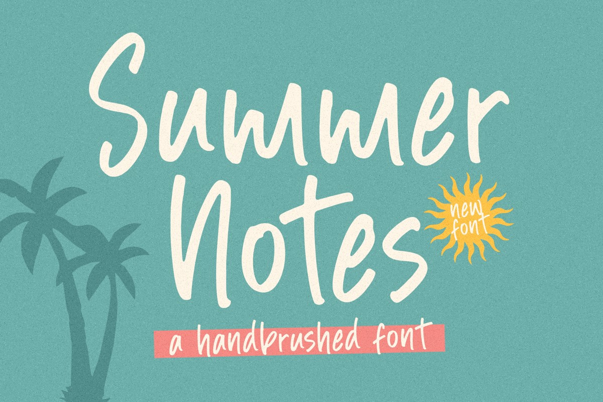 Summer Notes Font - Free Download