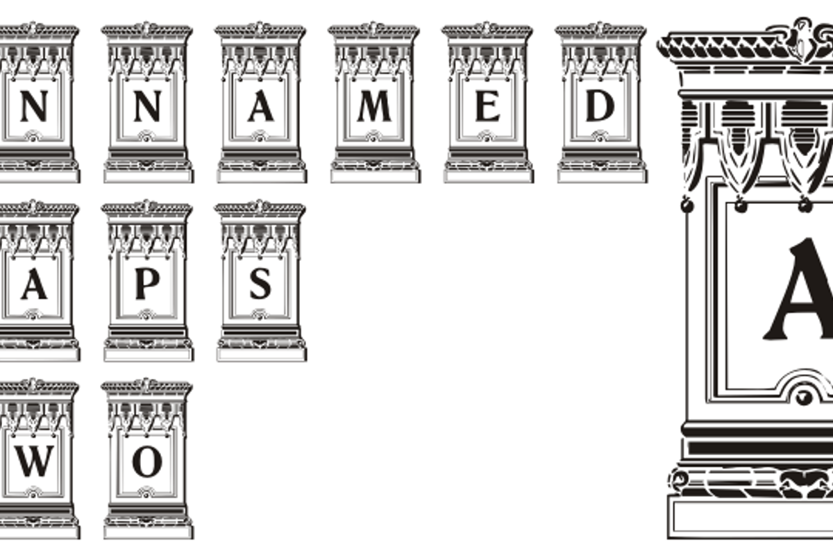 Unnamed Caps Two Font - Free Download