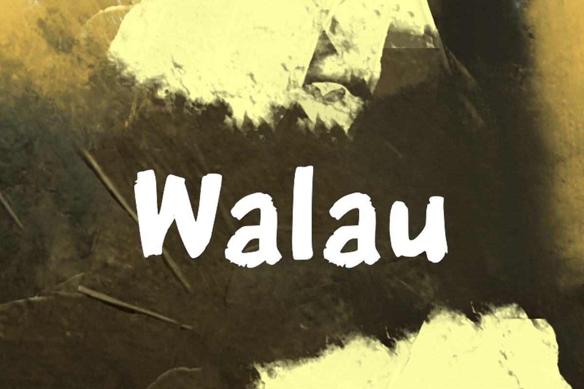 W Walau Font - Free Download
