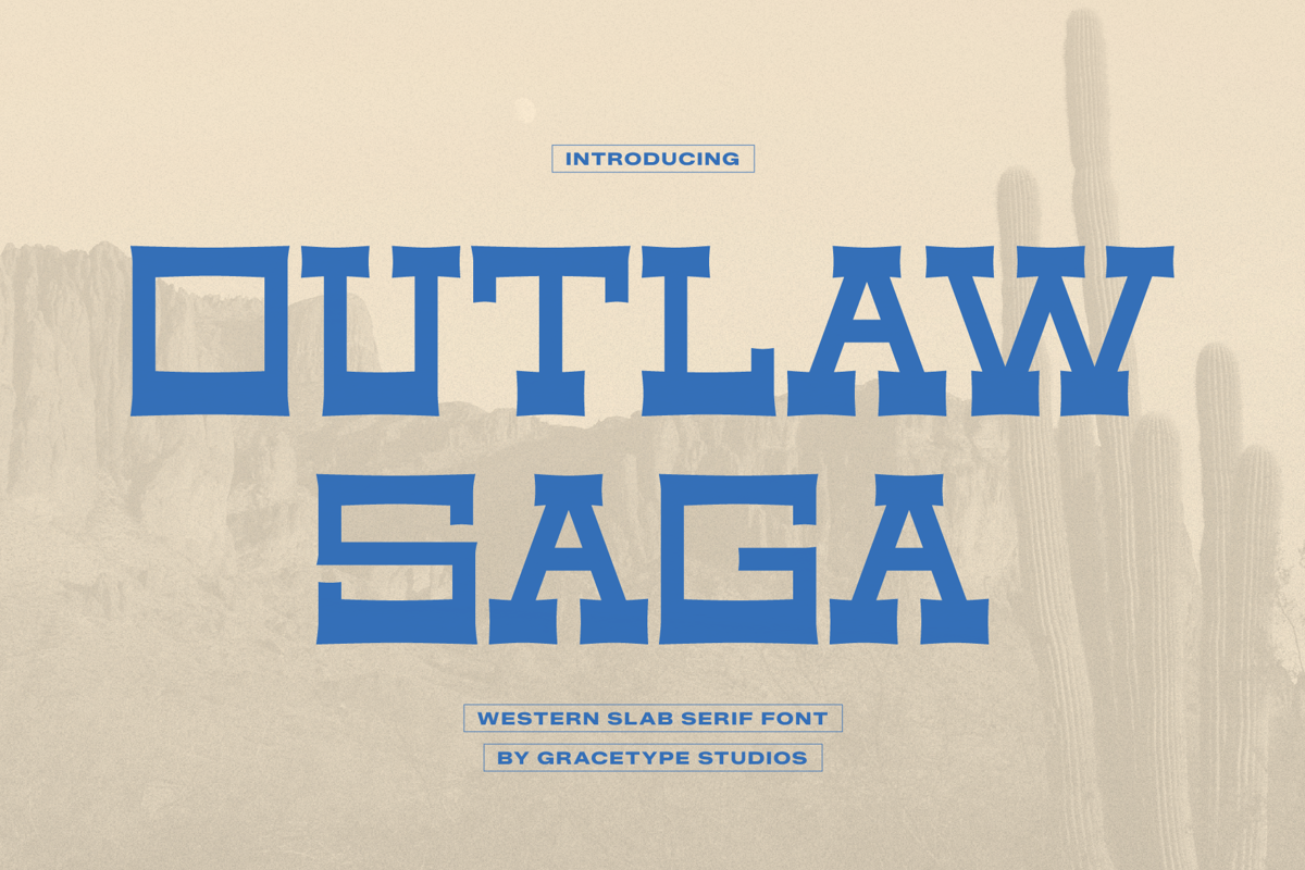 Outlaw Saga Font - Free Download