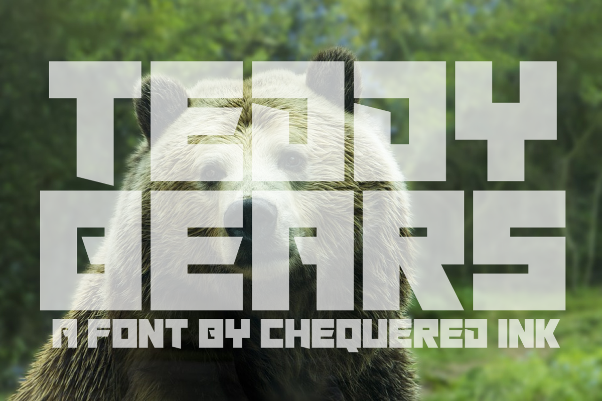 Teddy Bears Font - Free Download