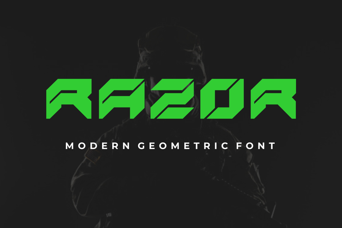 Razor Font | hansco | FontSpace