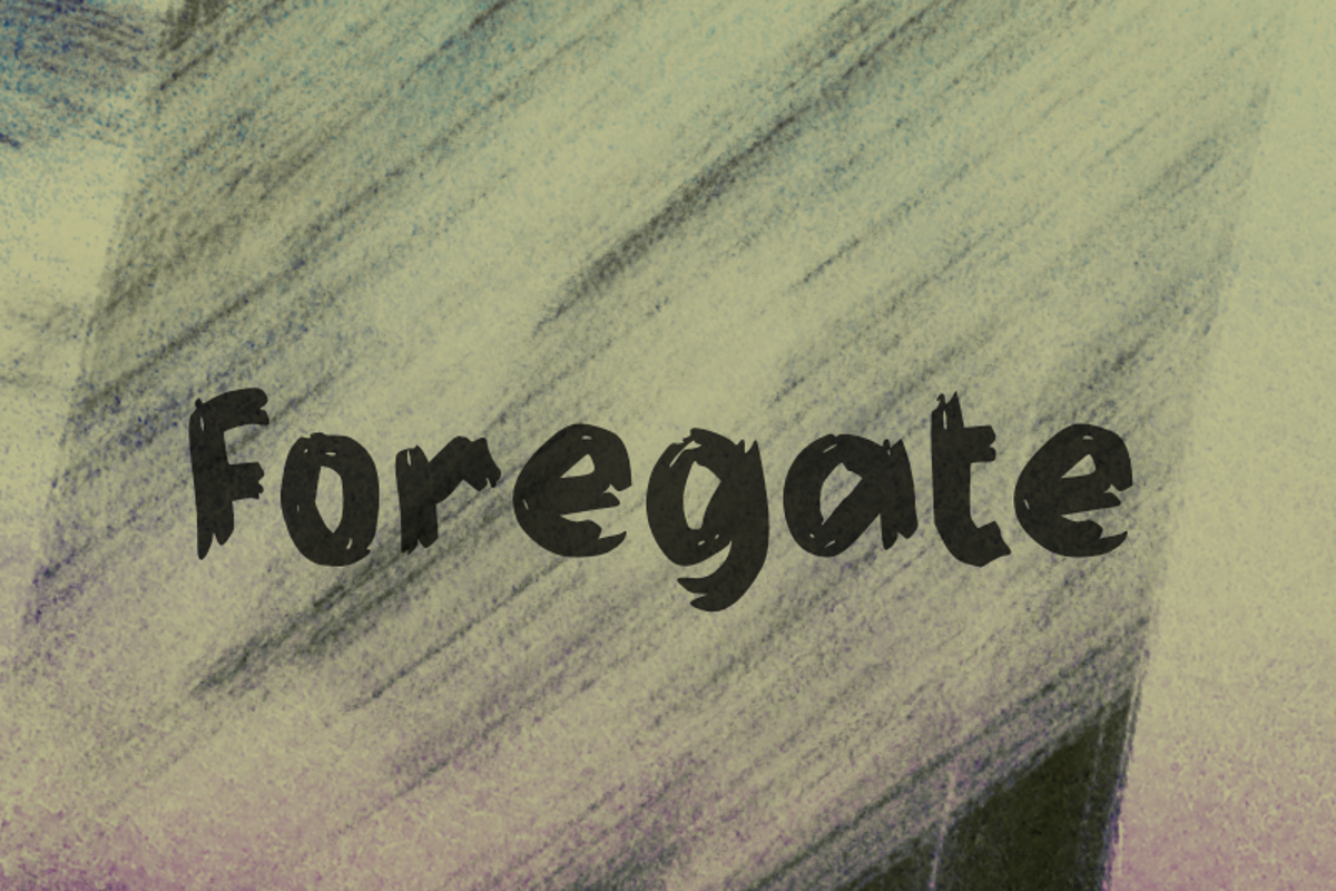 F Foregate Font | wepfont | FontSpace