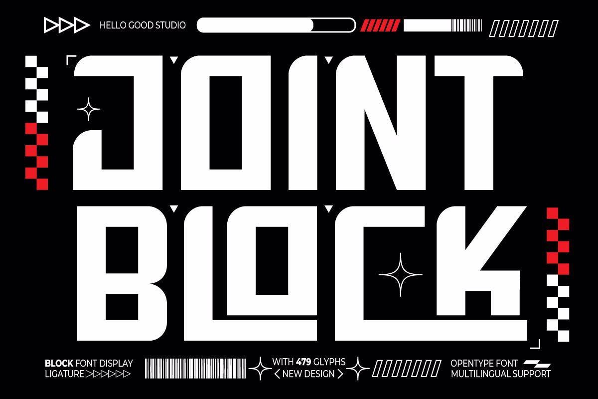 JOINT BLOCK Font - Free Download
