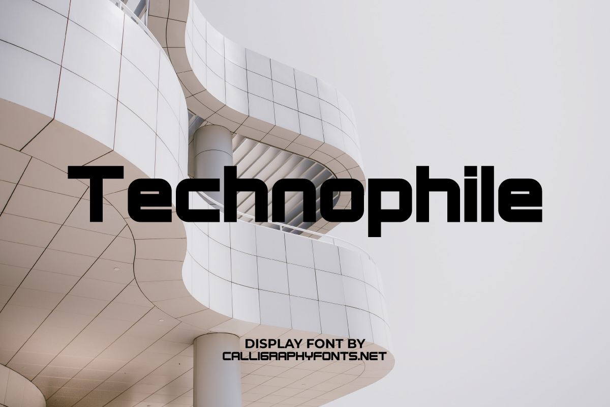 Technophile Font - Free Download