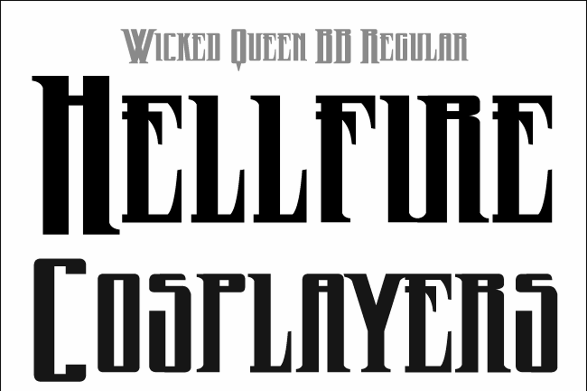 Wicked Queen BB Font - Free Download
