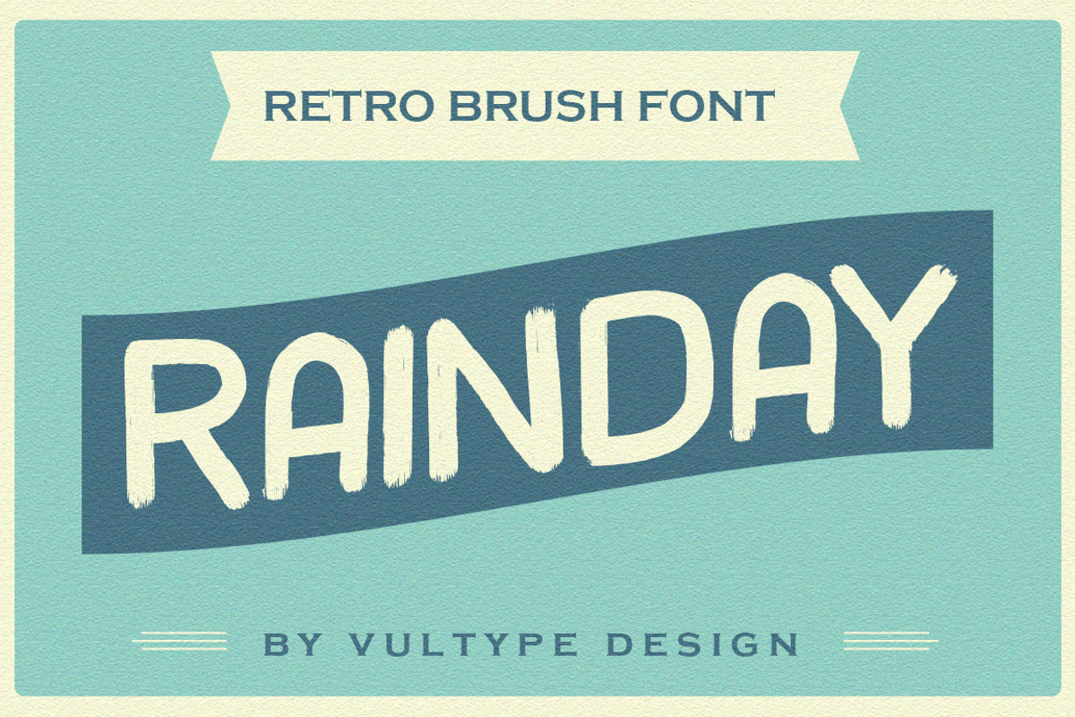 Rainday Font Vultype Fontspace