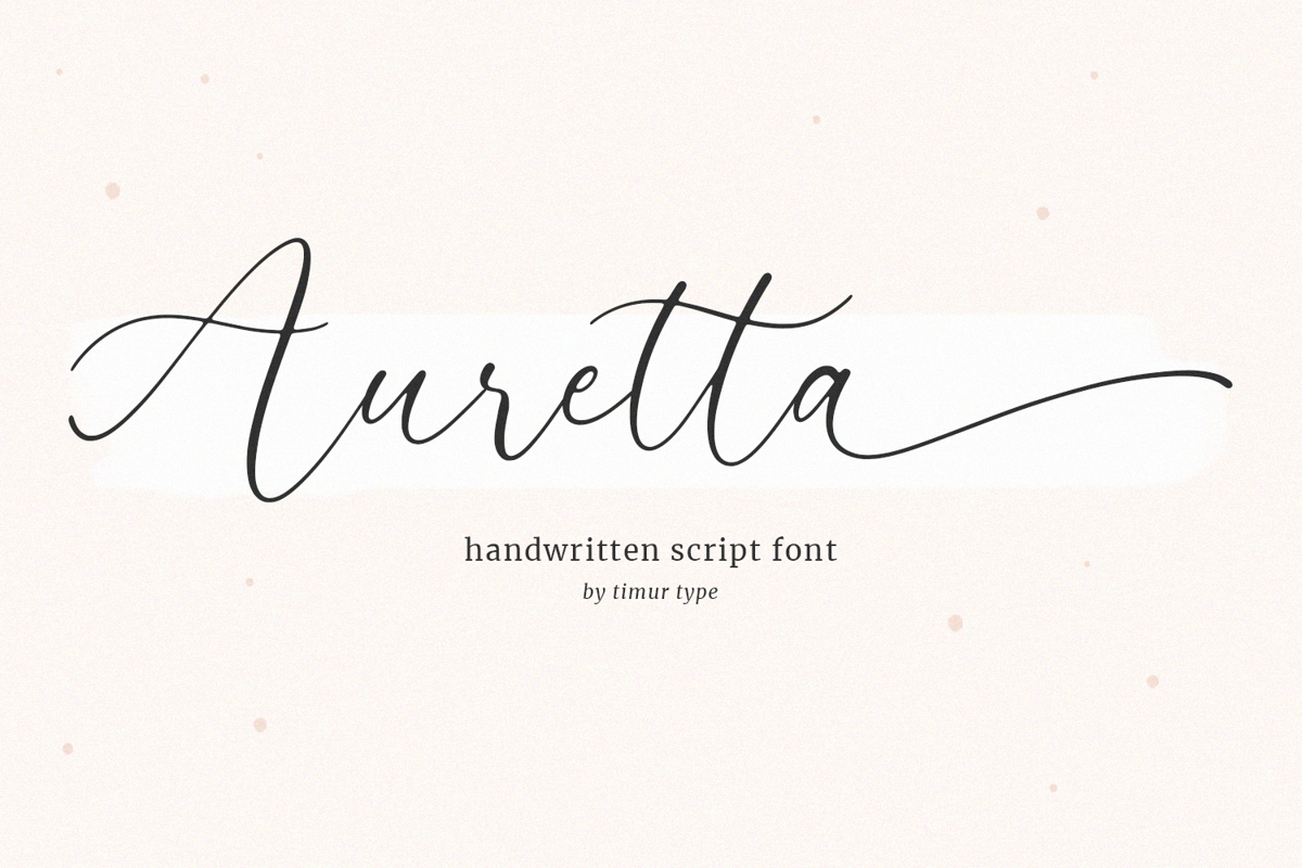 Auretta Font | Timur type | FontSpace