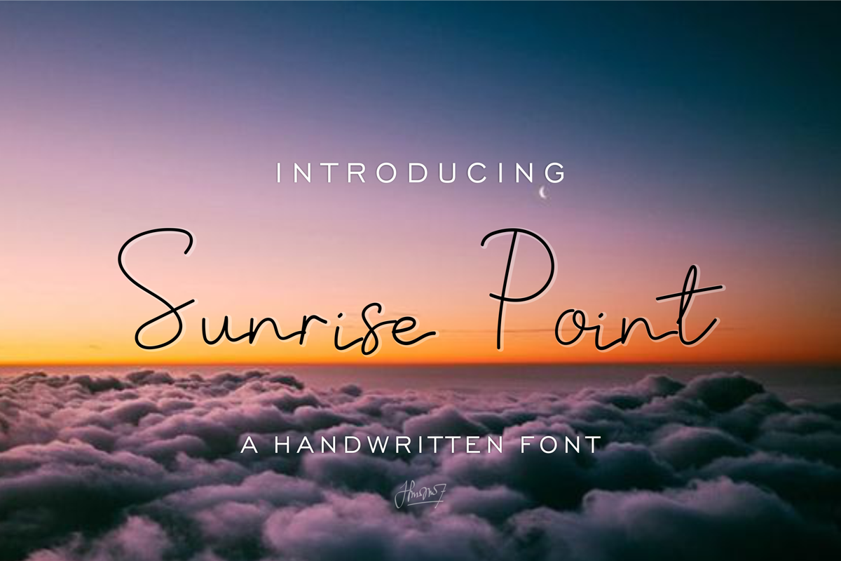 Sunrise Point Font - Free Download