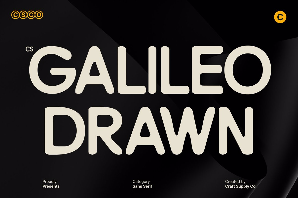 CS Galileo Drawn Font - Free Download