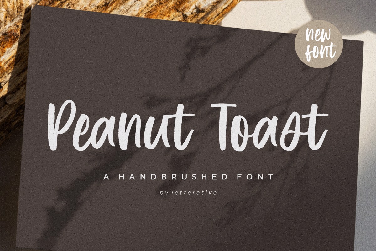 Peanut Toast Font | letterativestudio | FontSpace
