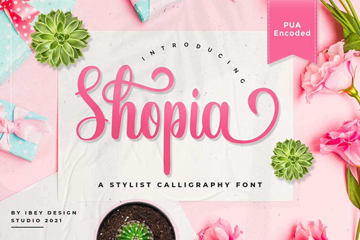 Shopia Font - Free Download