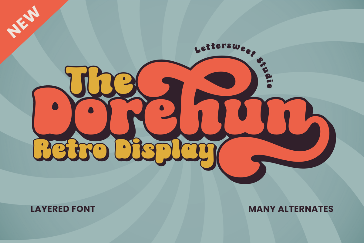 Dorehun Font | Lettersweet | FontSpace