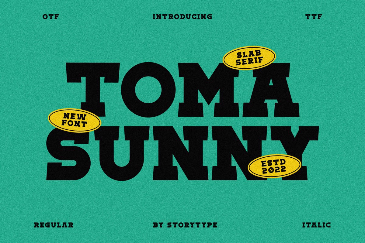 Toma Sunny Font - Free Download