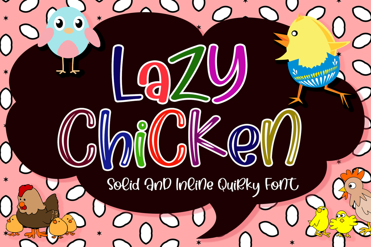 Lazy Chicken Font - Free Download