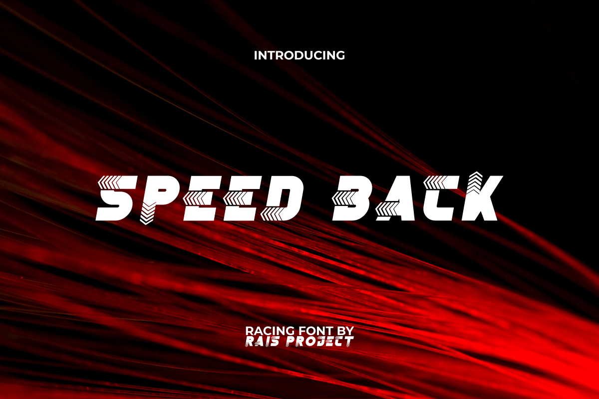 Speed Back Font | RaisProject | FontSpace