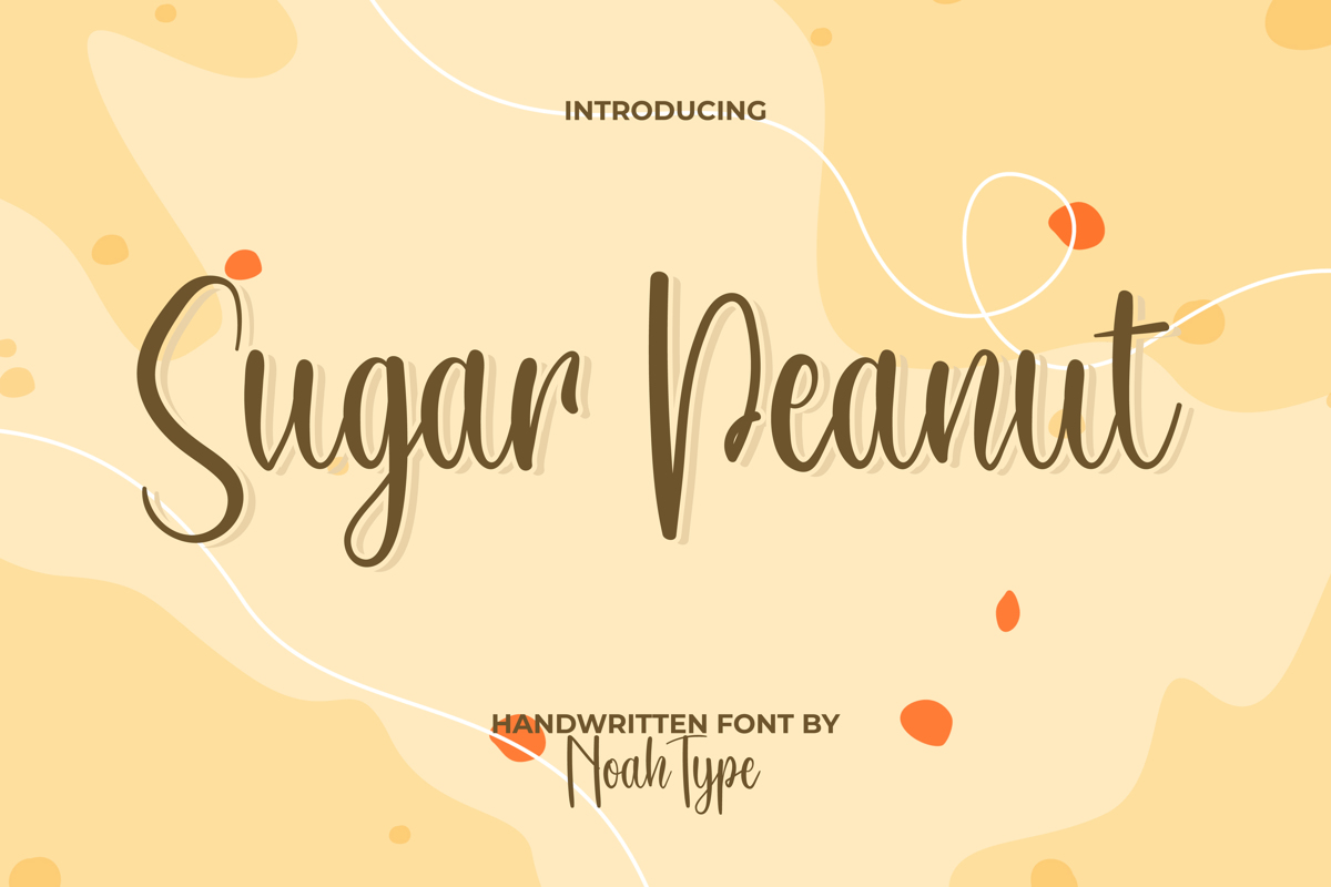 Sugar Peanut Font | noahtype | FontSpace