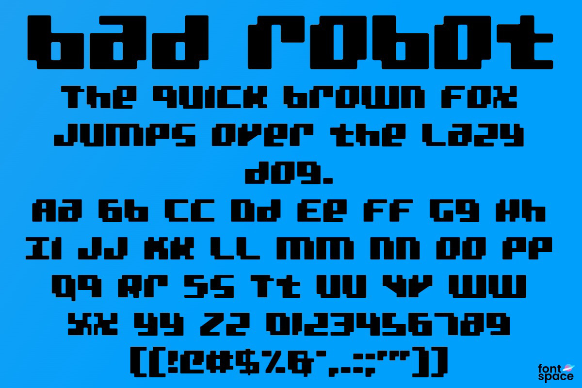 Bad robot Font - Free Download