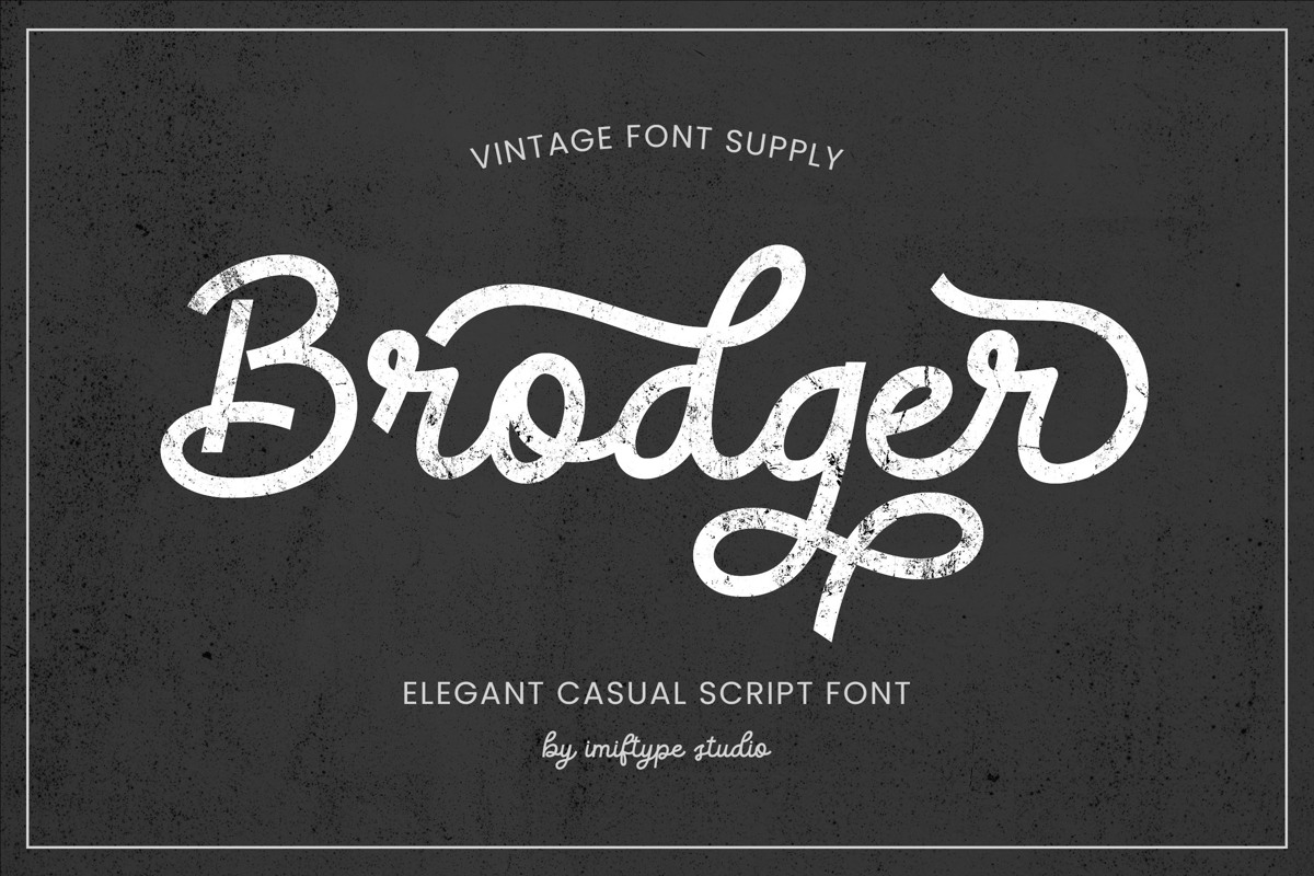 Brodger Font - Free Download