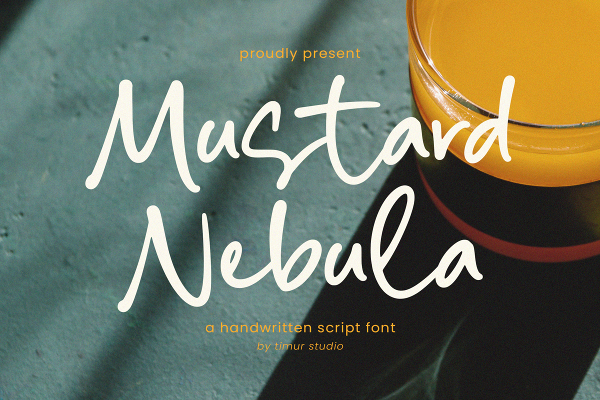 Mustard Nebula Font - Free Download