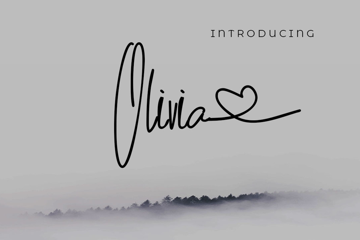 Olivia Font | Hafatype | FontSpace