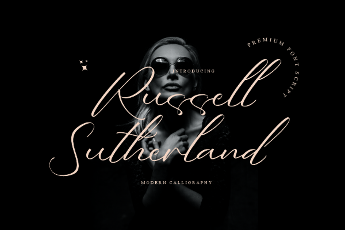 Russell Sutherland Font | Fiqiart | FontSpace