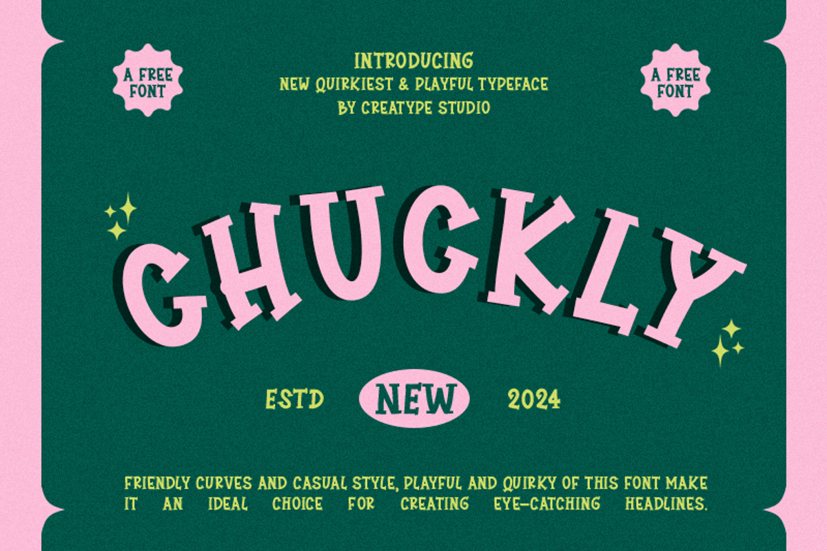 Chuckly Font | Creatype Studio | FontSpace