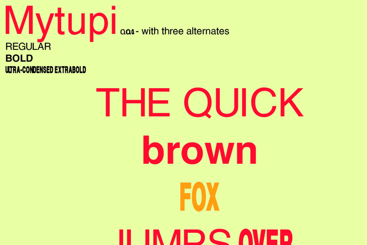 Mytupi Font - Free Download