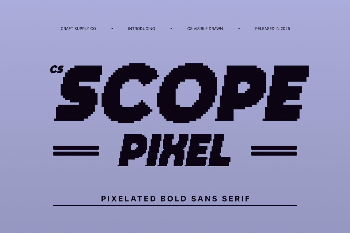 CS Scope Pixel Font - Free Download