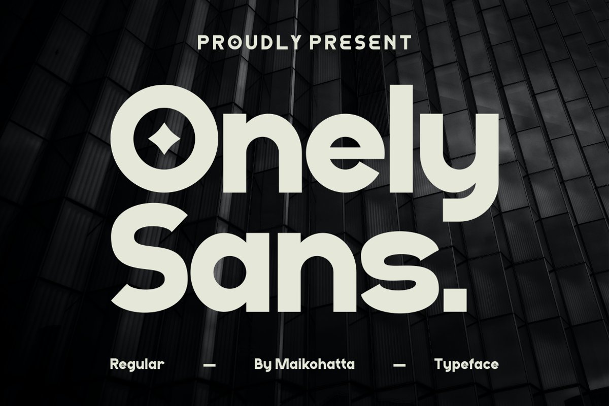 Onely Sans Font | Maiko Hatta | FontSpace