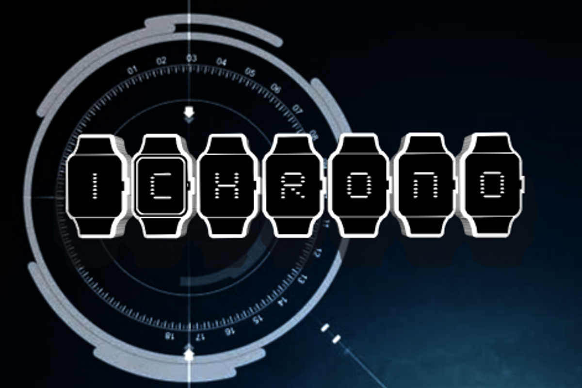 IChrono Font | Iconian Fonts | FontSpace