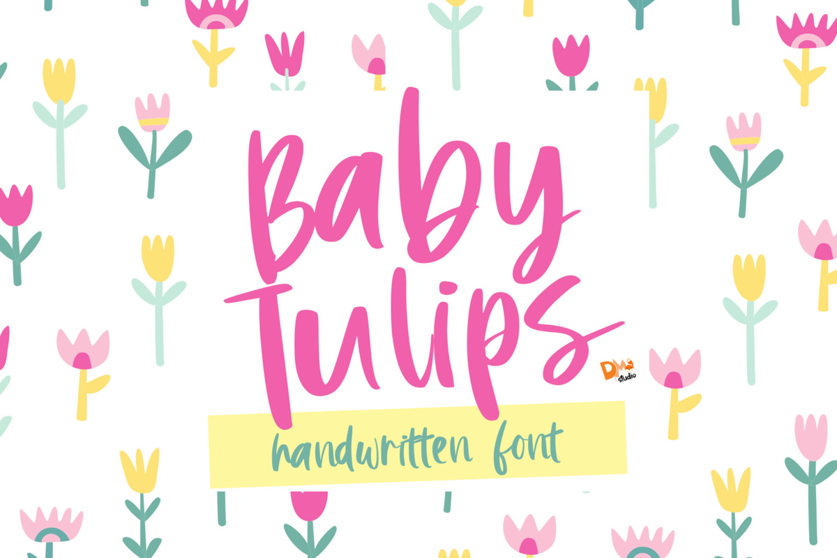 Baby Tulips Font - Free Download