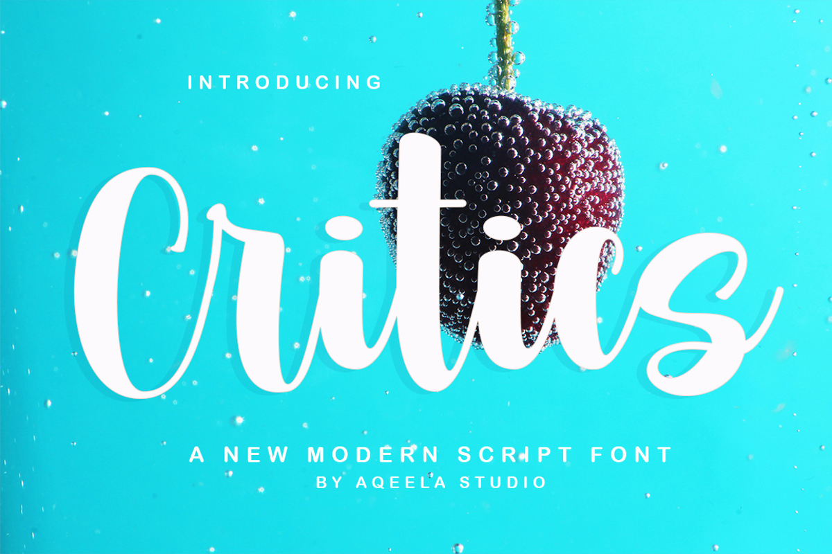 Critics Font - Free Download