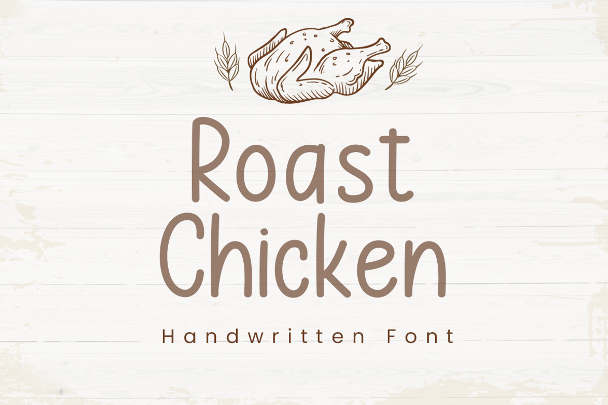Roast Chicken Font - Free Download